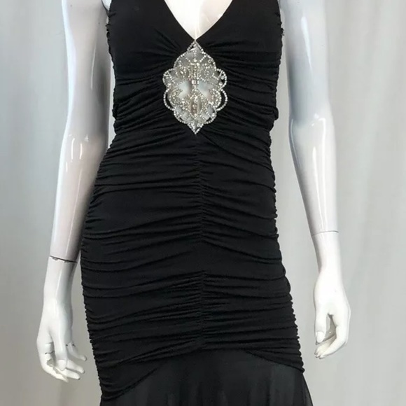 Cache | Dresses | Vintage Cache Rhinestone Stretchy Mermaid Dress ...